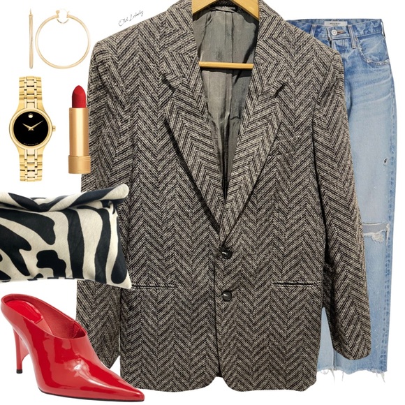 Vintage | Jackets & Coats | Vintage Mens Statement Blazer | Poshmark